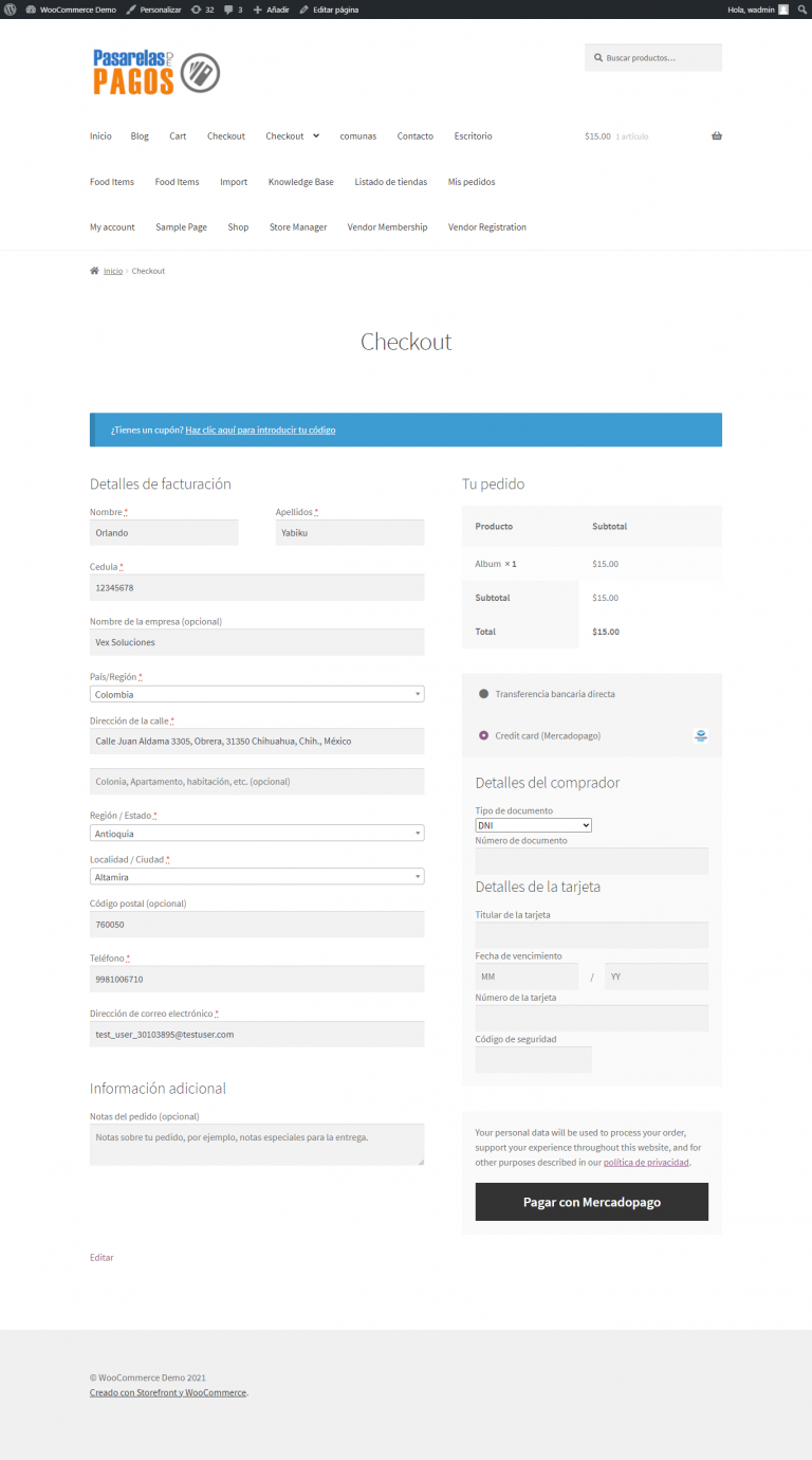 Mercado Pago Pagos Recurrentes Suscripciones Woocommerce