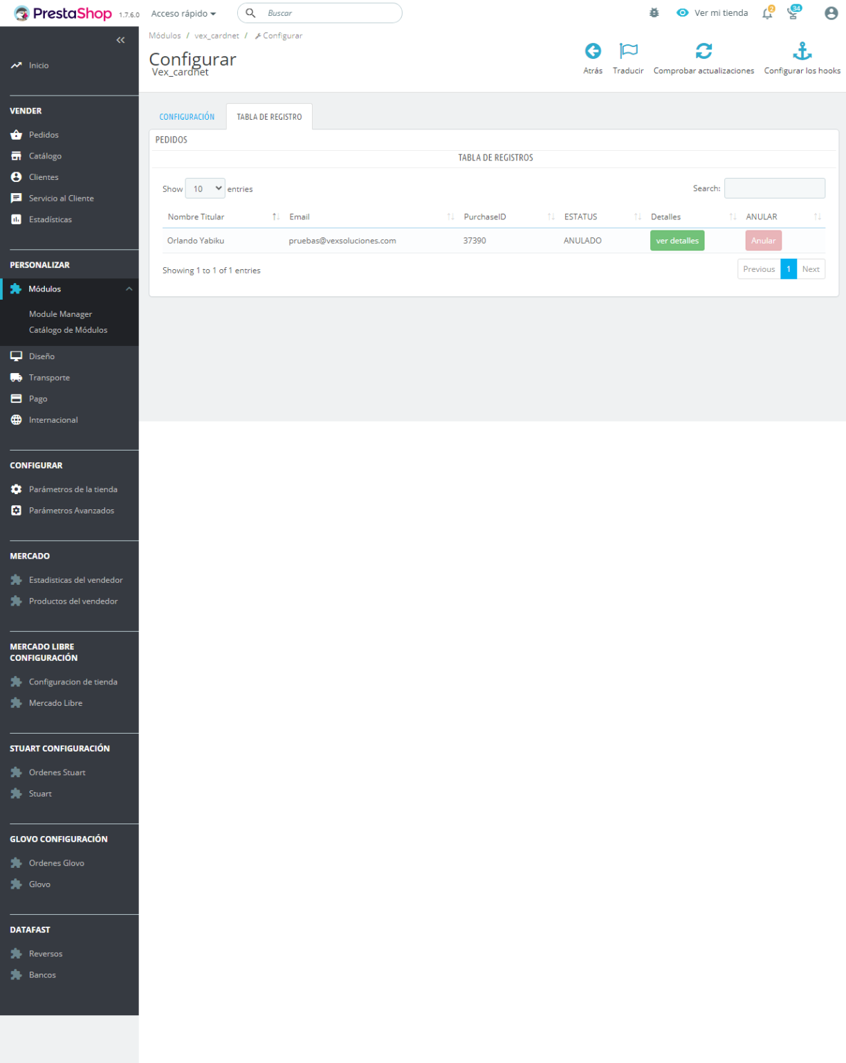 CardNet Dominicana Prestashop - Pasarelas de Pagos